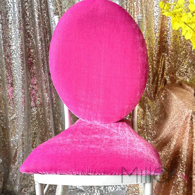 Luxury Removable Complete Set Velvet Chair Back Covers Cushion Covers ...