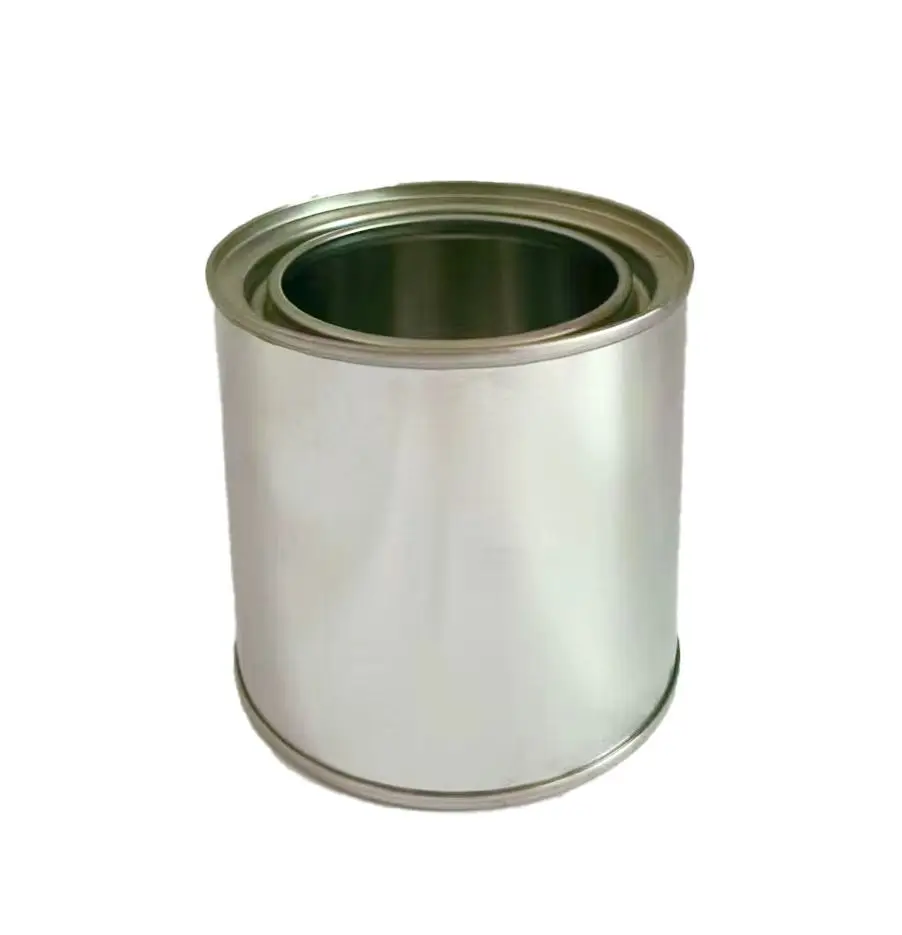 5 Liter Round Empty Small Bucket Iron Paint Can for Oil Paint With ...