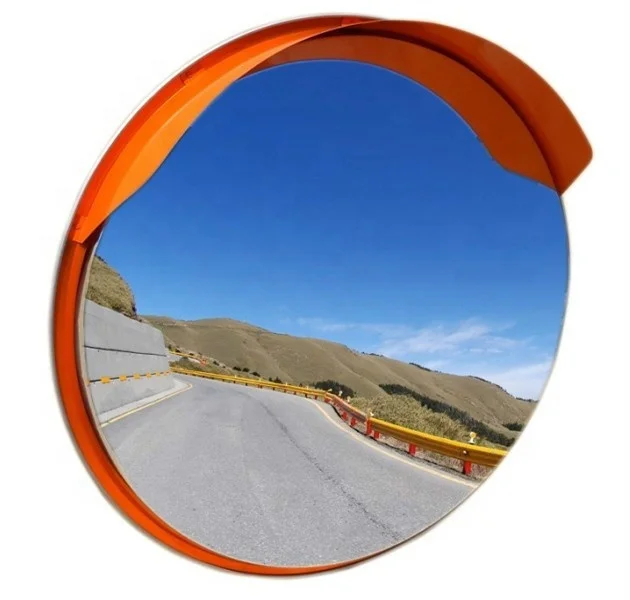 60cm/100 Cm Convex Mirror Round Traffic Safety Road Corner Parking Lot ...