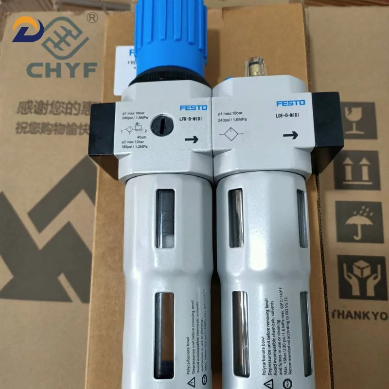 Festos Pneumatic Air Source Service Unit Frc-1/2-d-midi 159590 Frc ...