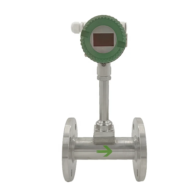 Digital Vortex Flow Meter Price 4-20ma Flange Type Vortex Type Steam ...
