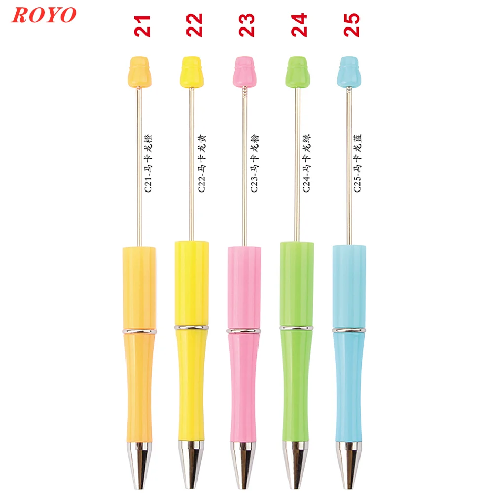 Unique Cute Lady Stylist Twisted Diy Beadable Ballpen Women Novelty ...