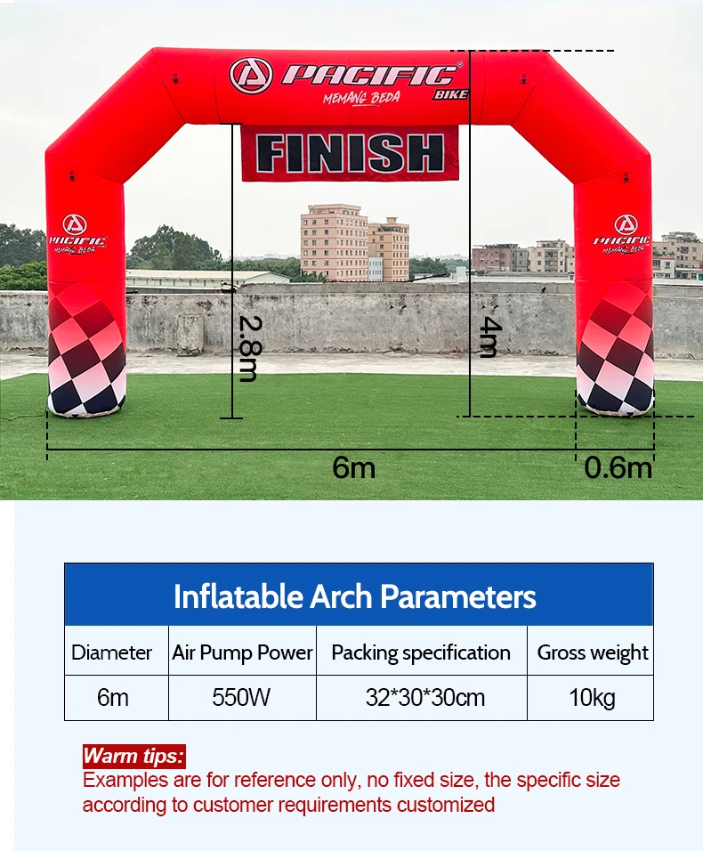 Giant Advertising Inflatable Arch - Customized for Events