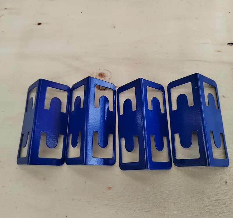 Blue/black Slotted Angle Boltless Shelving Steel Metal Boltless ...