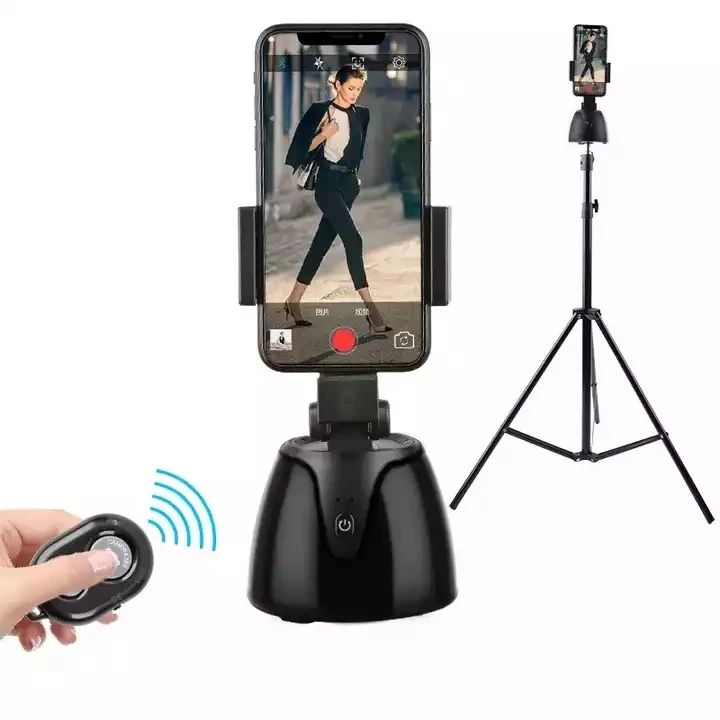 Selfie Stick 360 Rotation Holder Robot Cameraman Auto Face Object Tracking Phone Holder With ...