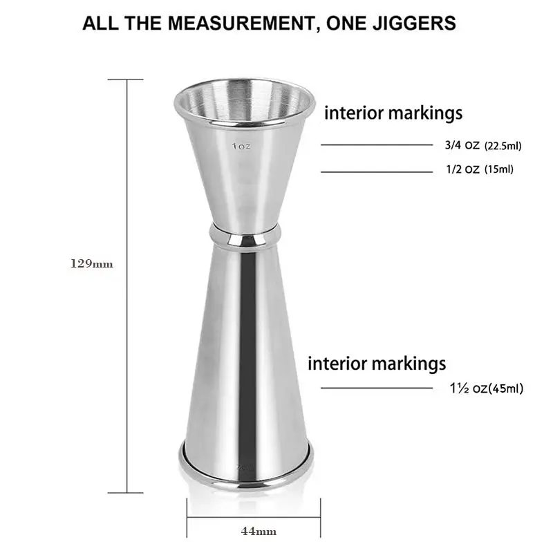 New Arrivals Delivery Double Jigger Measuring Jigger High Quality 2cl ...
