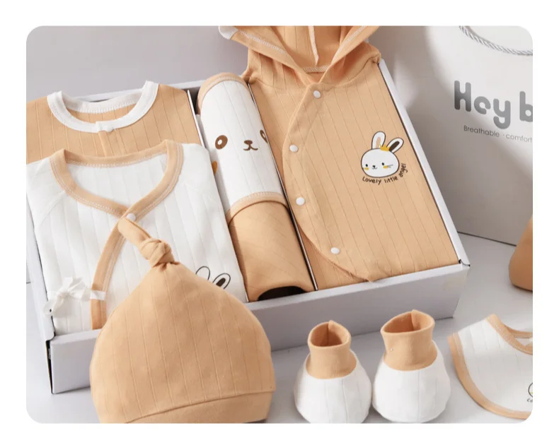 Newborn Gift Set Box 24pcs Baby Clothes 100% Cotton Clothing Baby ...