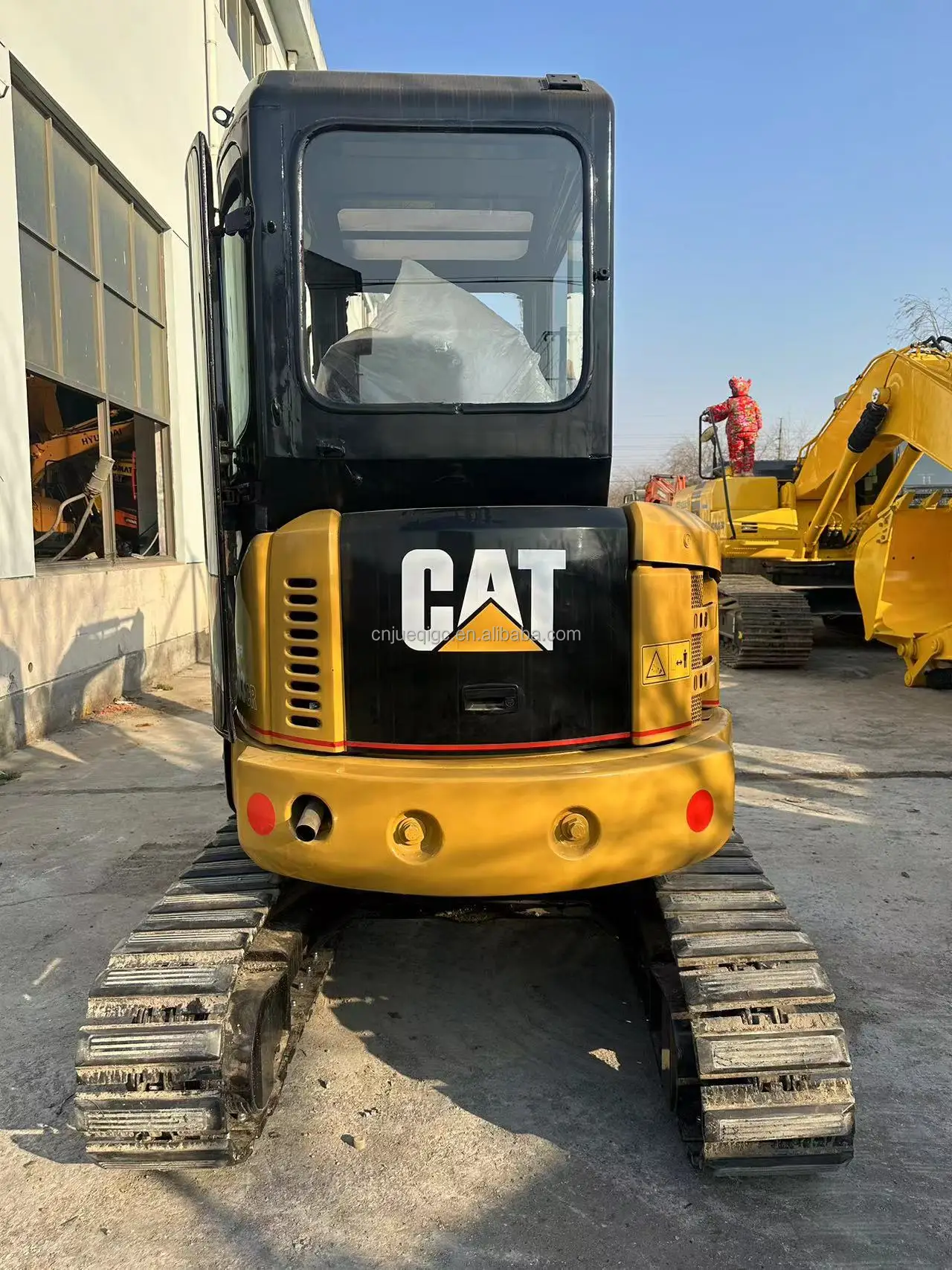 Japan Mini Excavator 3ton Rubber Track Cat 303cr 305.5 Mini Crawler ...