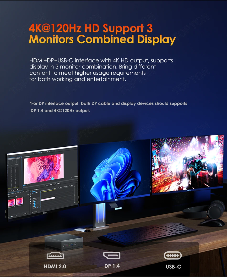 Cheap Amd Mini Pc Ry-zen 7 3750h Quad Core Vega 10 Graphic Desktop ...