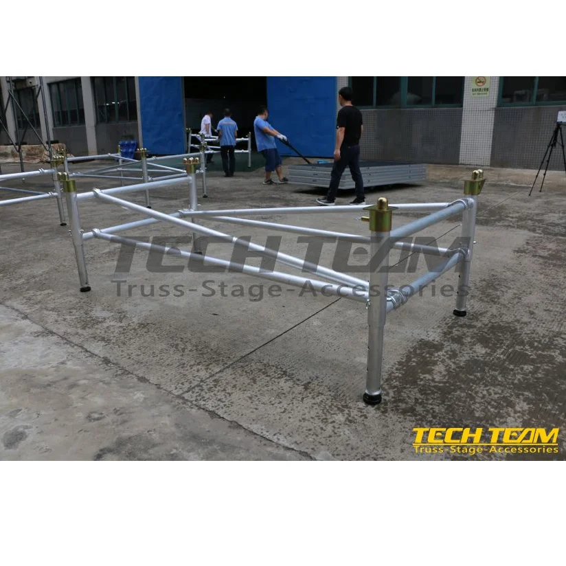 4x8 Ft Aluminum Stage Platform - Ideal for Events & Concerts