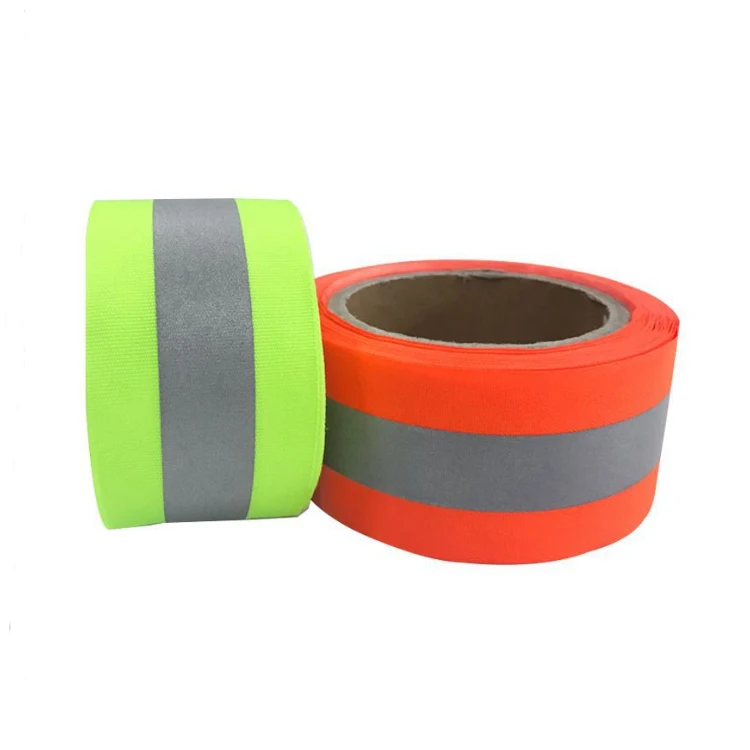 Wholesale 100% Polyester 5cm Width Hi Viz Fabric Material Reflective ...