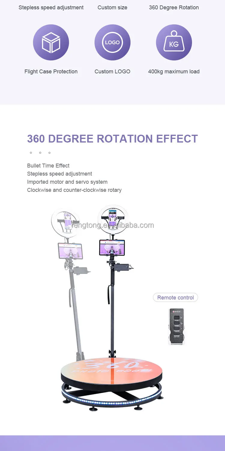 360 Photo Booth 360 Surround Shooting Stage Outdoor Live Photo Booth ...