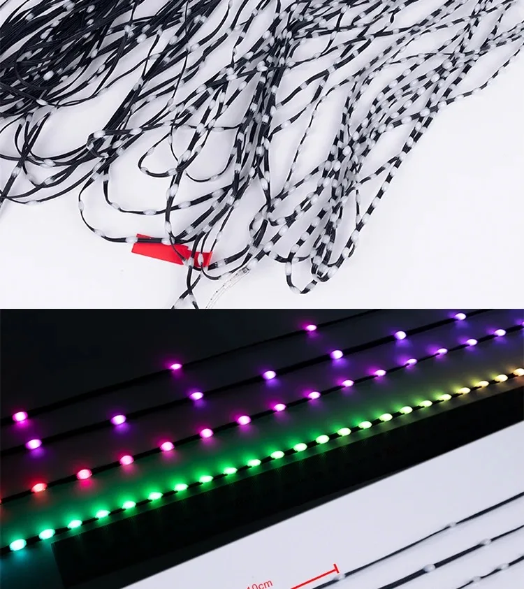 Outdoor Christmas Ws2811 Ws2812 3 Pin While Black Wire Led Rgb With ...