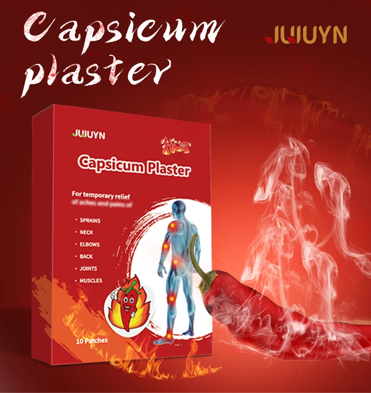 Medical Hot Chill Adhesive Porous Capsicum Plaster for Pain Relief