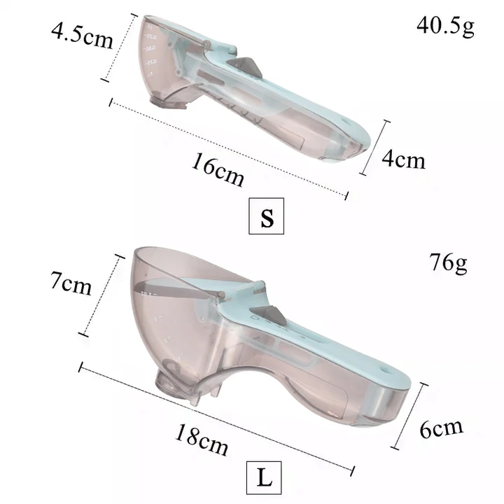 Kitchen Cube Measuring Tools Magnetic Adjustable Measuring Spoon Smart ...