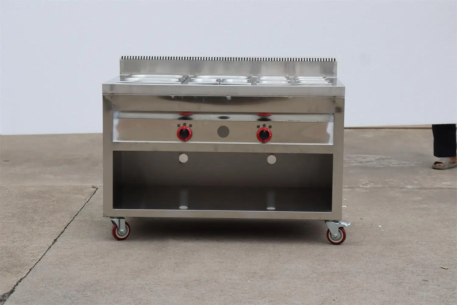 Fast Food Restaurant Equipment Free Standing Buffet Gas Bain Marie Food ...