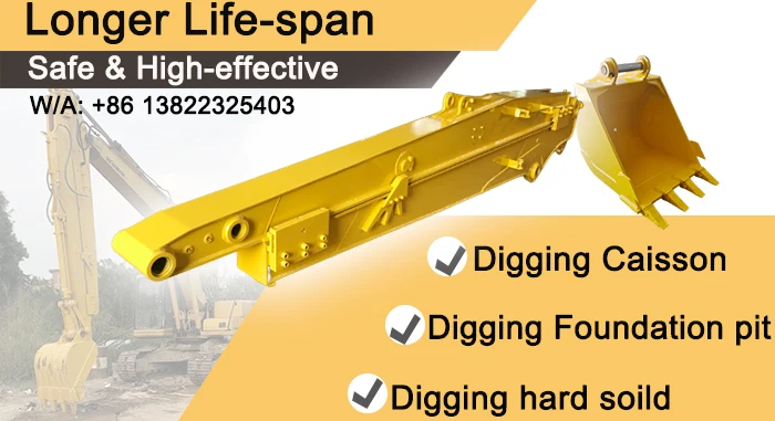 Telescopic Excavator Telescopic Boom Arm Telescopic Dipper for ...