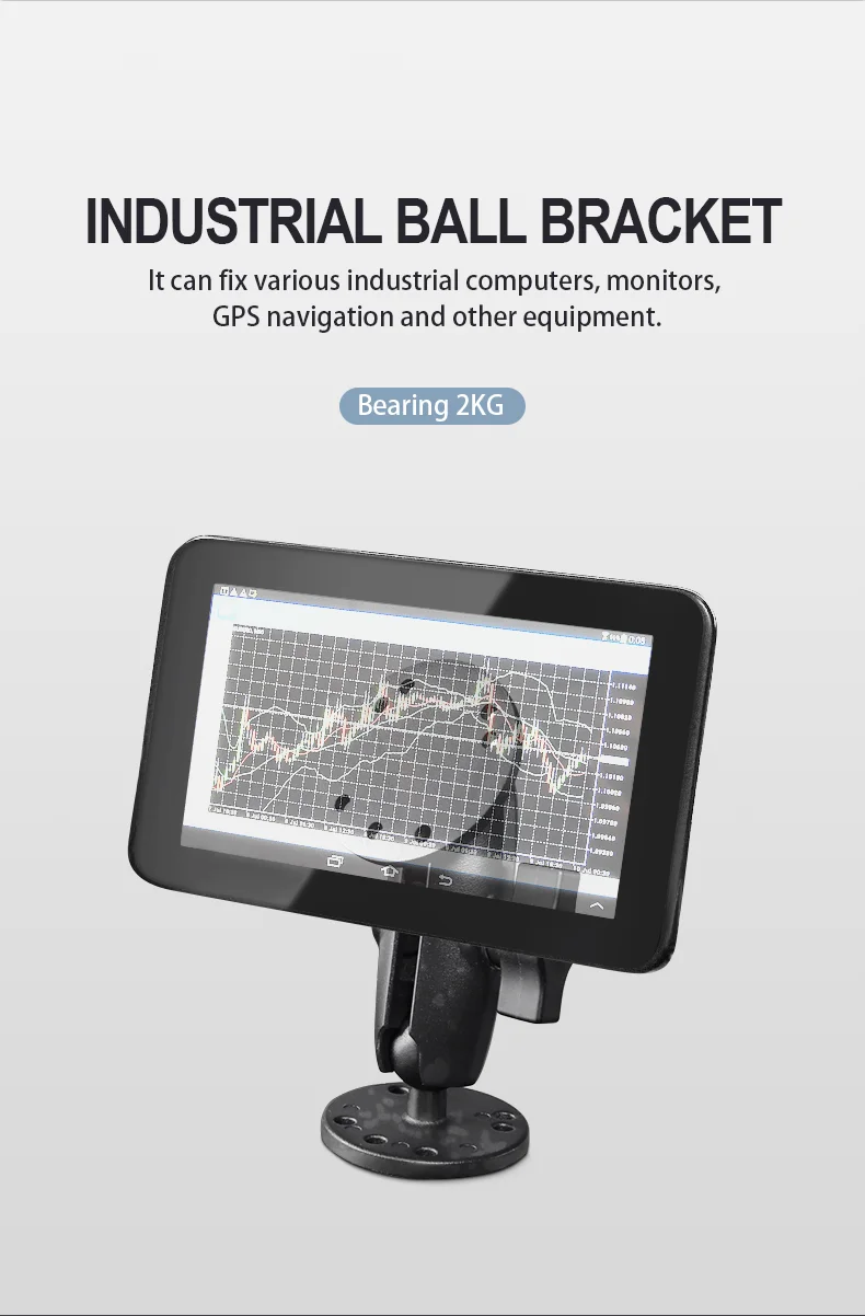 Bus Positioning Navigation Equipment Bracket 9cm Double Socket Arm 1 ...