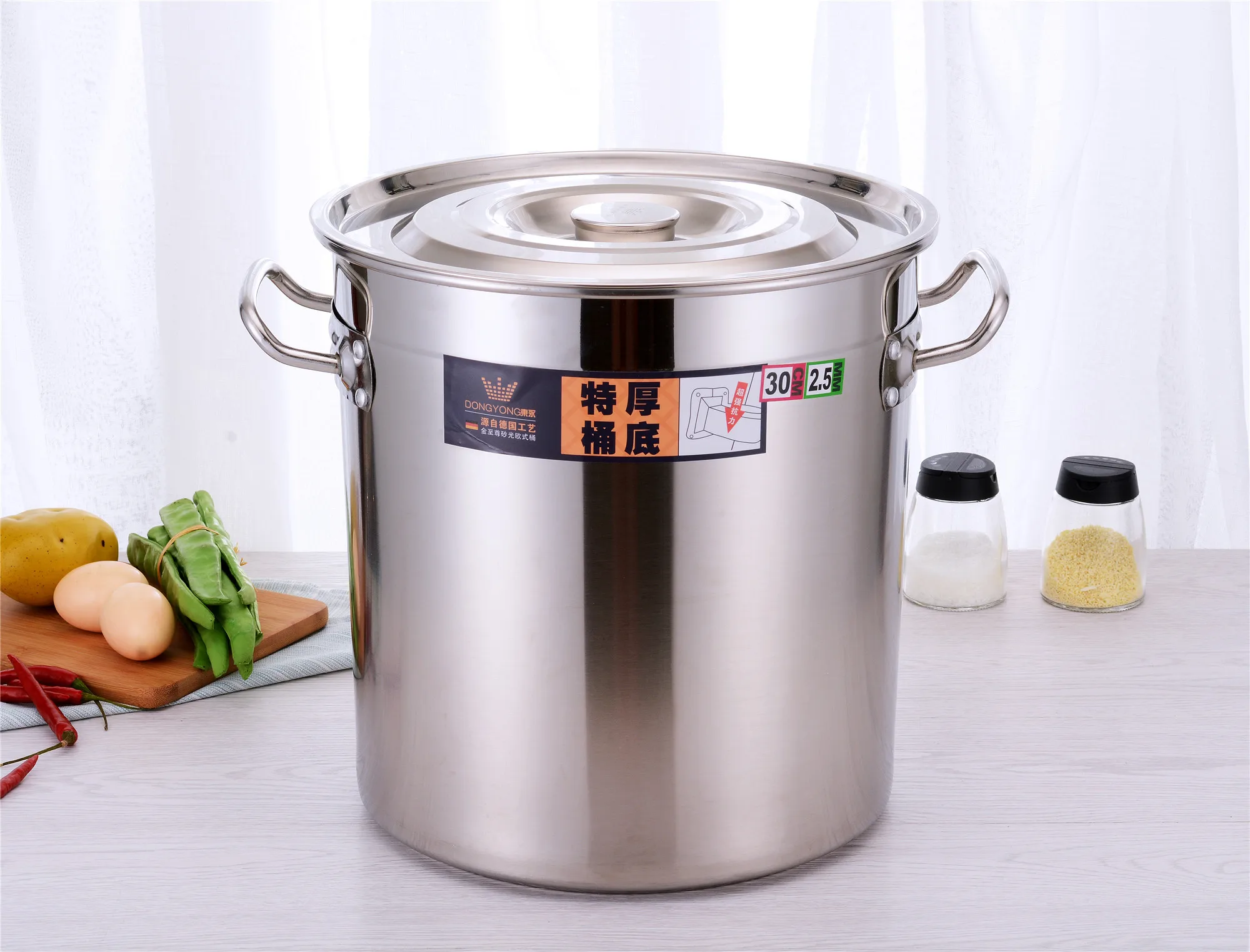 20 Liter Stainless Steel Cooking Stock Pot Stainless Steel Cooking Pot ...