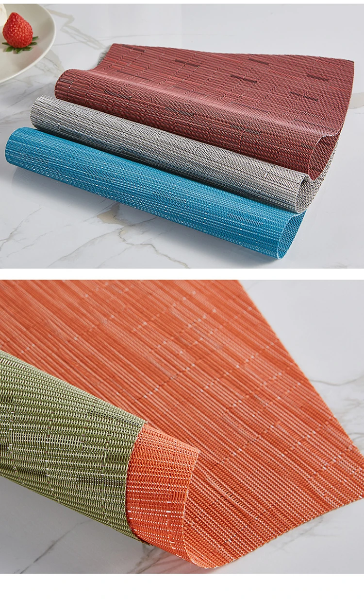 Starunk Round Table Placemats Non-slip Wedge Placemats Heat Resistant ...