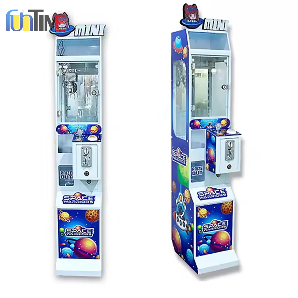 Mini Coin-Operated Arcade Prize Crane Vending Game Cabinet Small Toys ...