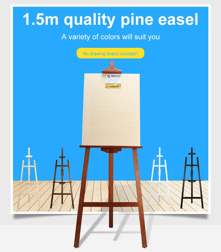 4 Colors Artist Art Foldable Drawing Board Rack Painting