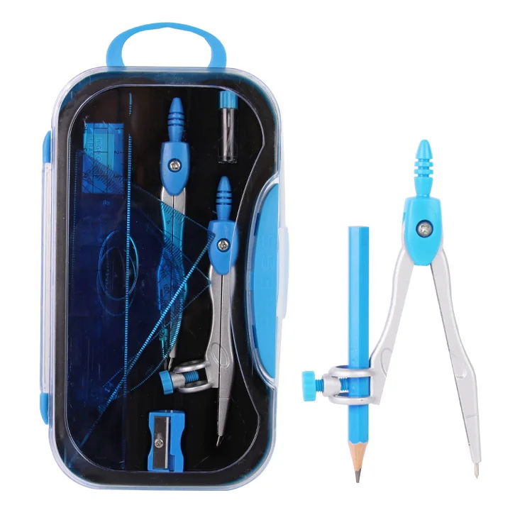 Students Like Math Set Geometry Drawing Tools Pencil Compass Ruler Set ...
