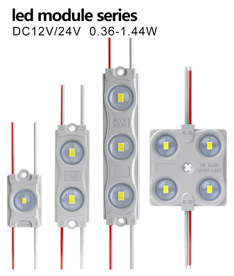 Led Injection Module 2835 Modul Injection 12v Led Module 1.44w 4leds For Letter Channel Lighting ...