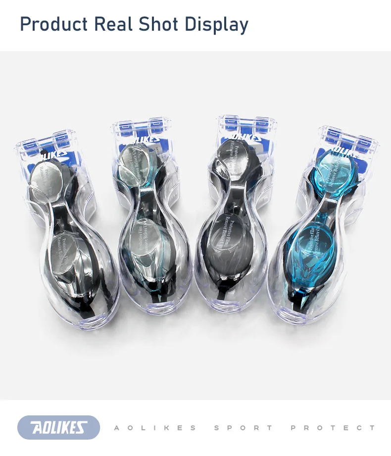 Aolikes Wholesale Customized Swimming Goggles Boxes for Adults