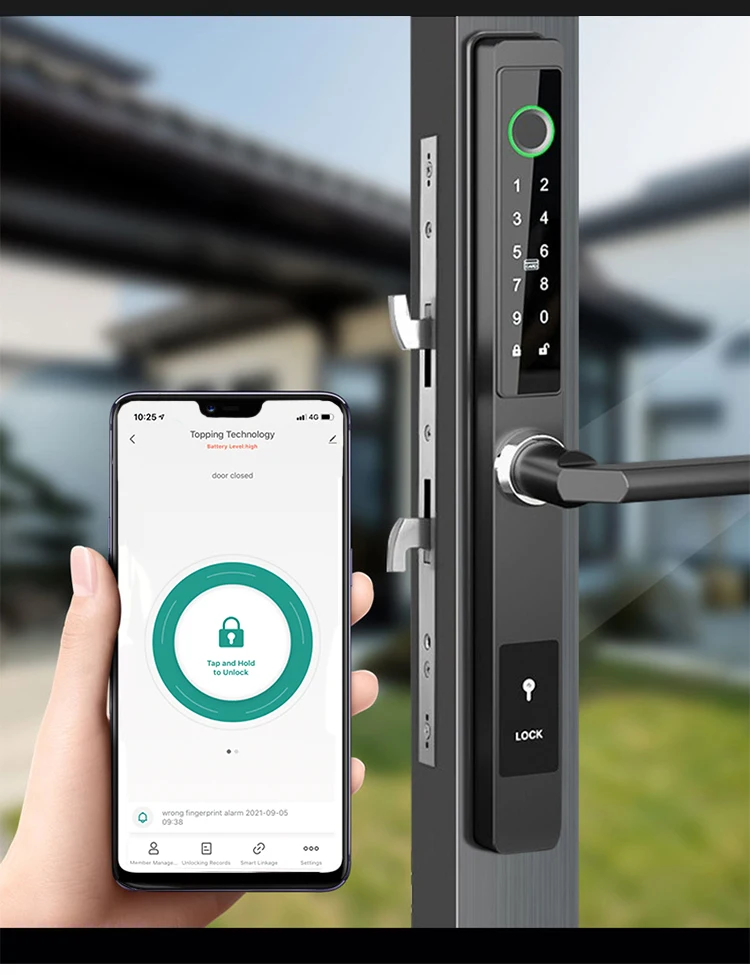 Smart Sliding Door Lock - Secure Your Home Efficiently