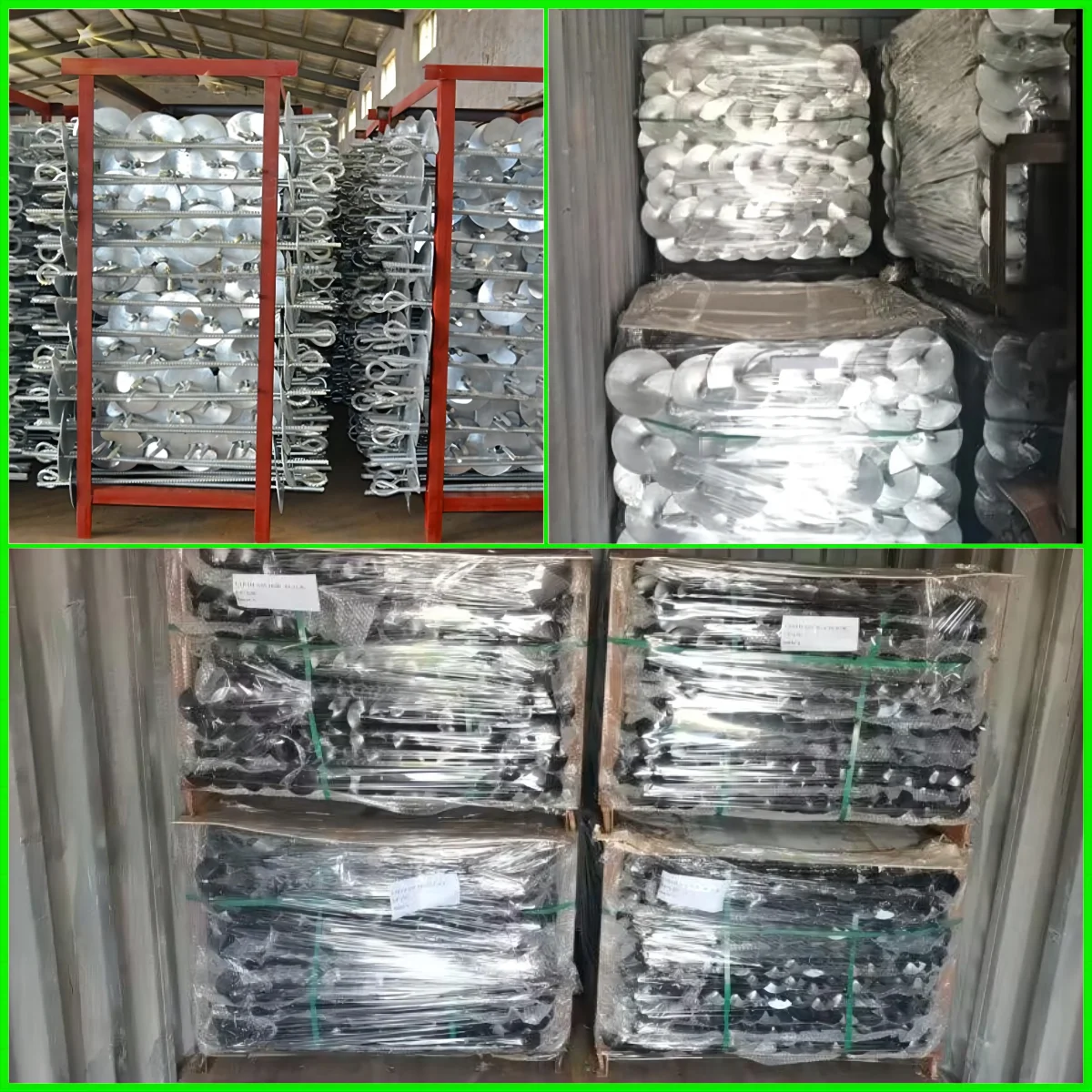 Durable Steel Auger Earth Anchors for Construction & Agriculture