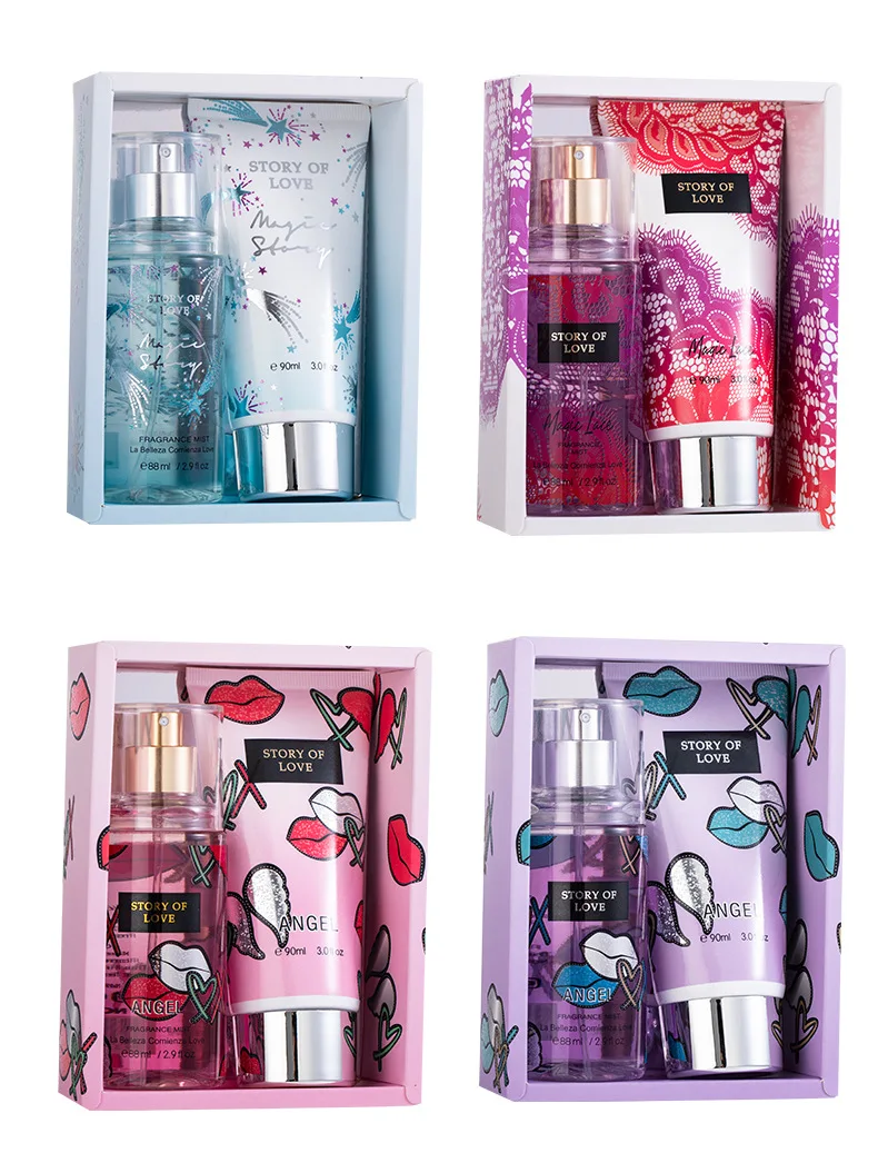 Wholesale 88ml Perfume Fragrance Body Mist Set Perfume Gift Set Body ...