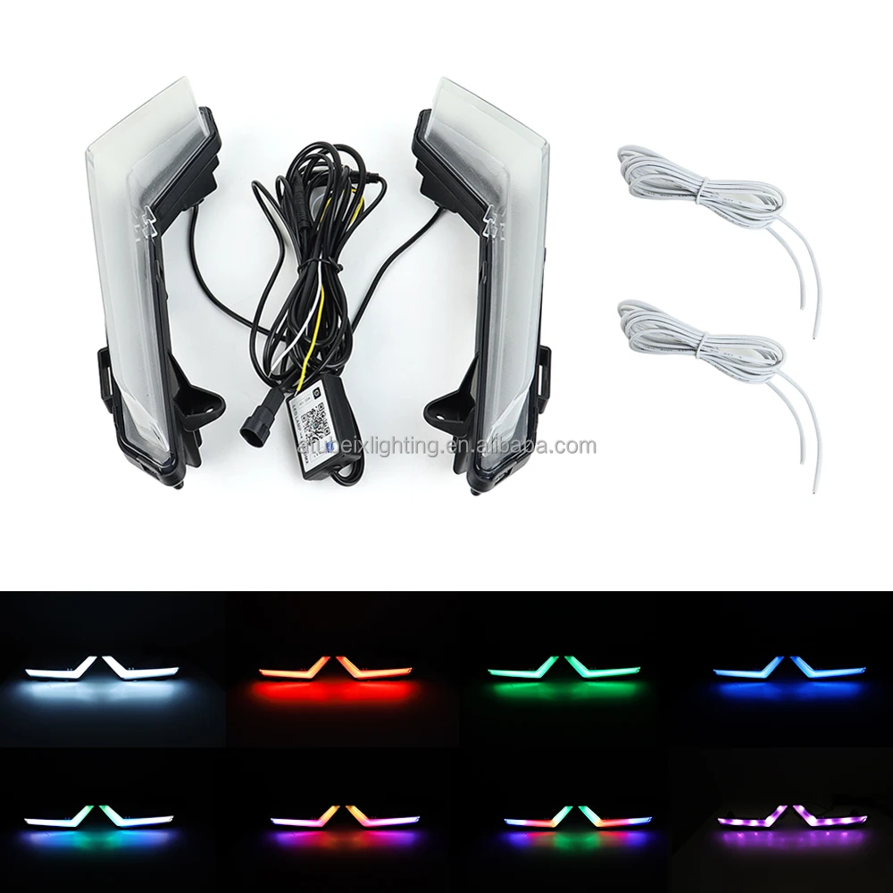 RGB发光二极管转向灯日间行车灯签名灯，适用于Can Am Defender/Max 2020 + 套件715006896| Alibaba.com