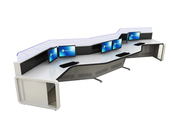 Customized New Computer Workstation Monitoring Broadcasting Office ...