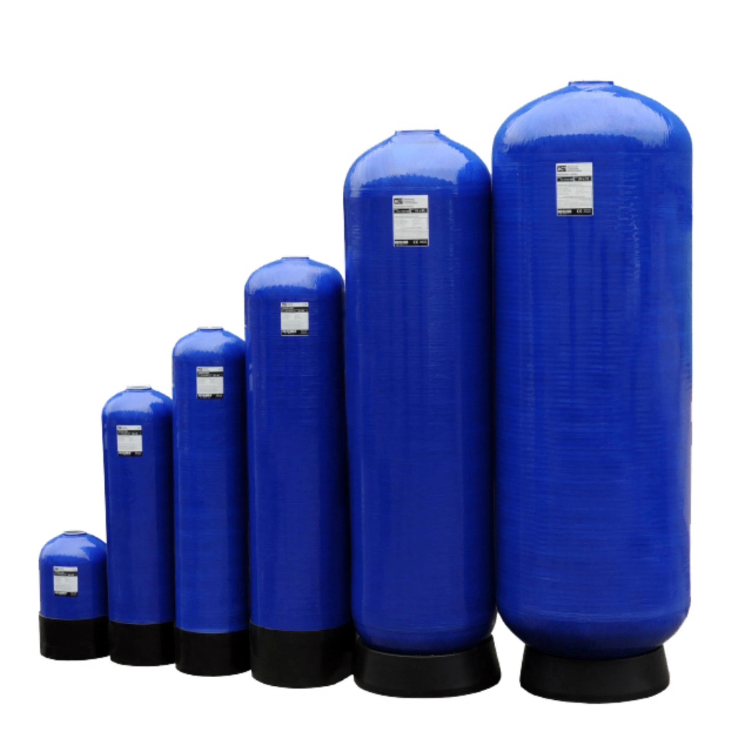 Fiberglass Vertical Storage Tank FRP Ion Exchange Resin Tank FRP Water ...