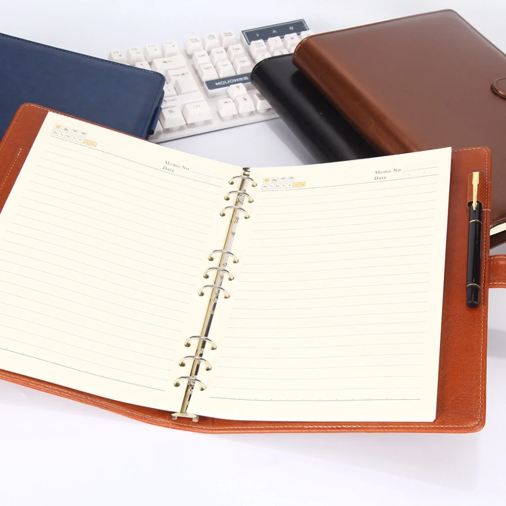 A4 A5 A6 Personalized Logo Plain Note Book Custom Printing Linen ...