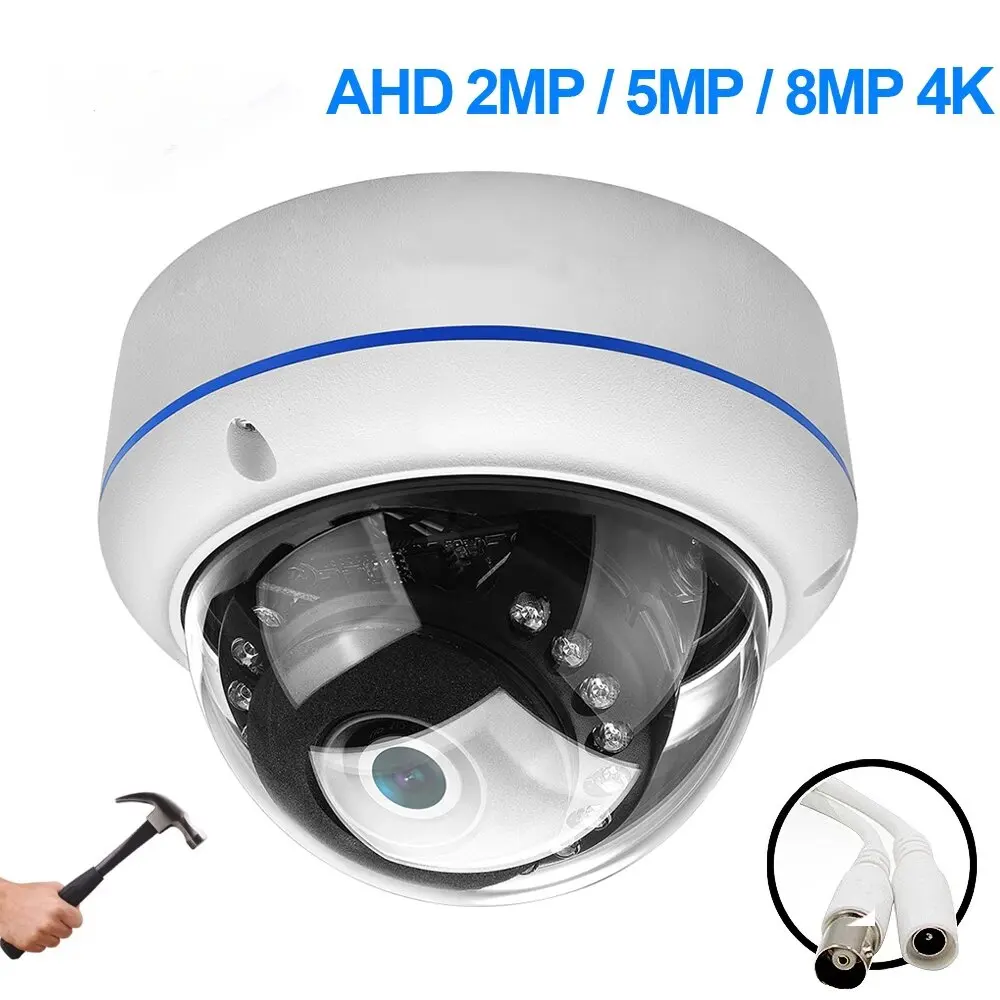 H.265 5mp Ahd Camera Surveillance Analog Cmos 3.6mm Vandal-proof ...
