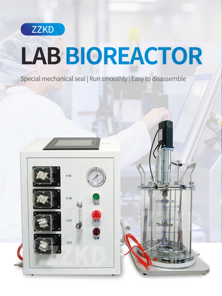 5L Bioreactor - High Viscosity Stirrer for Lab Fermentation