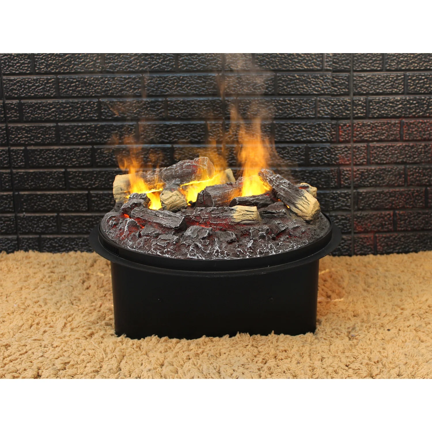 Remote Controlled Water Vapor Fireplace Insert & Fire Pit Design