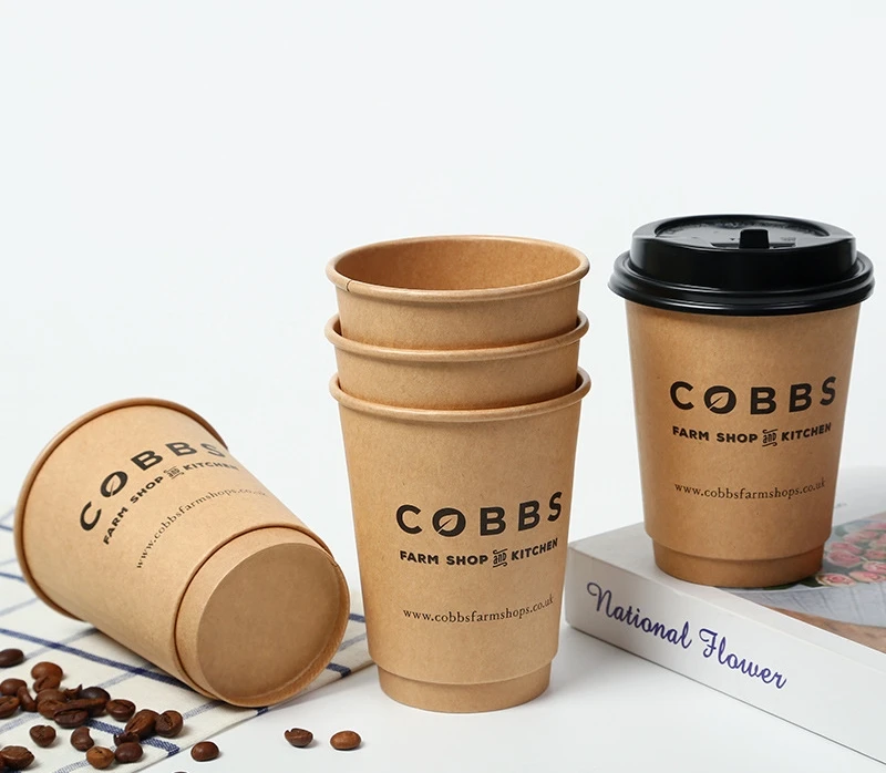 China Factory Bio-degradable Coffee Cup Customized Logo Hot Drinks ...