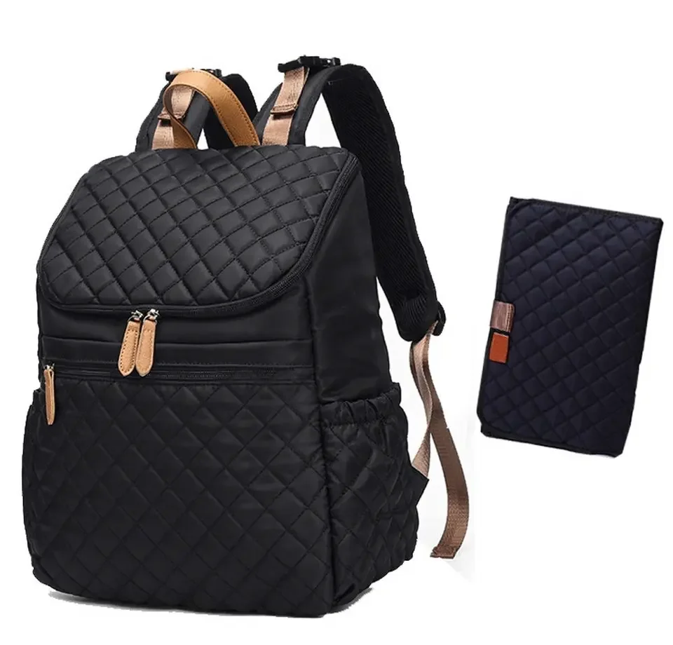 Oem Convertible Baby Backpack Lightweight Quilted Diaper Backpack - Buy ...