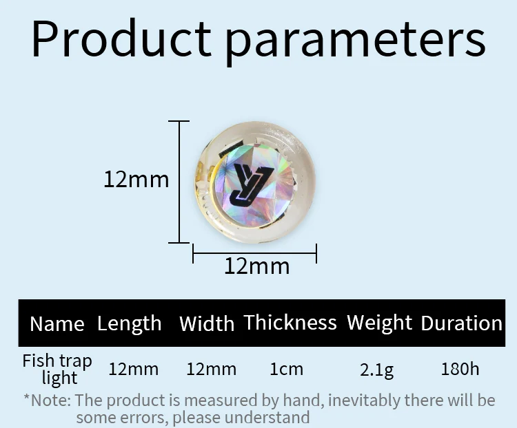 New Fish Water Lamp Led Fishing Light Multi-color Underwater Light ...