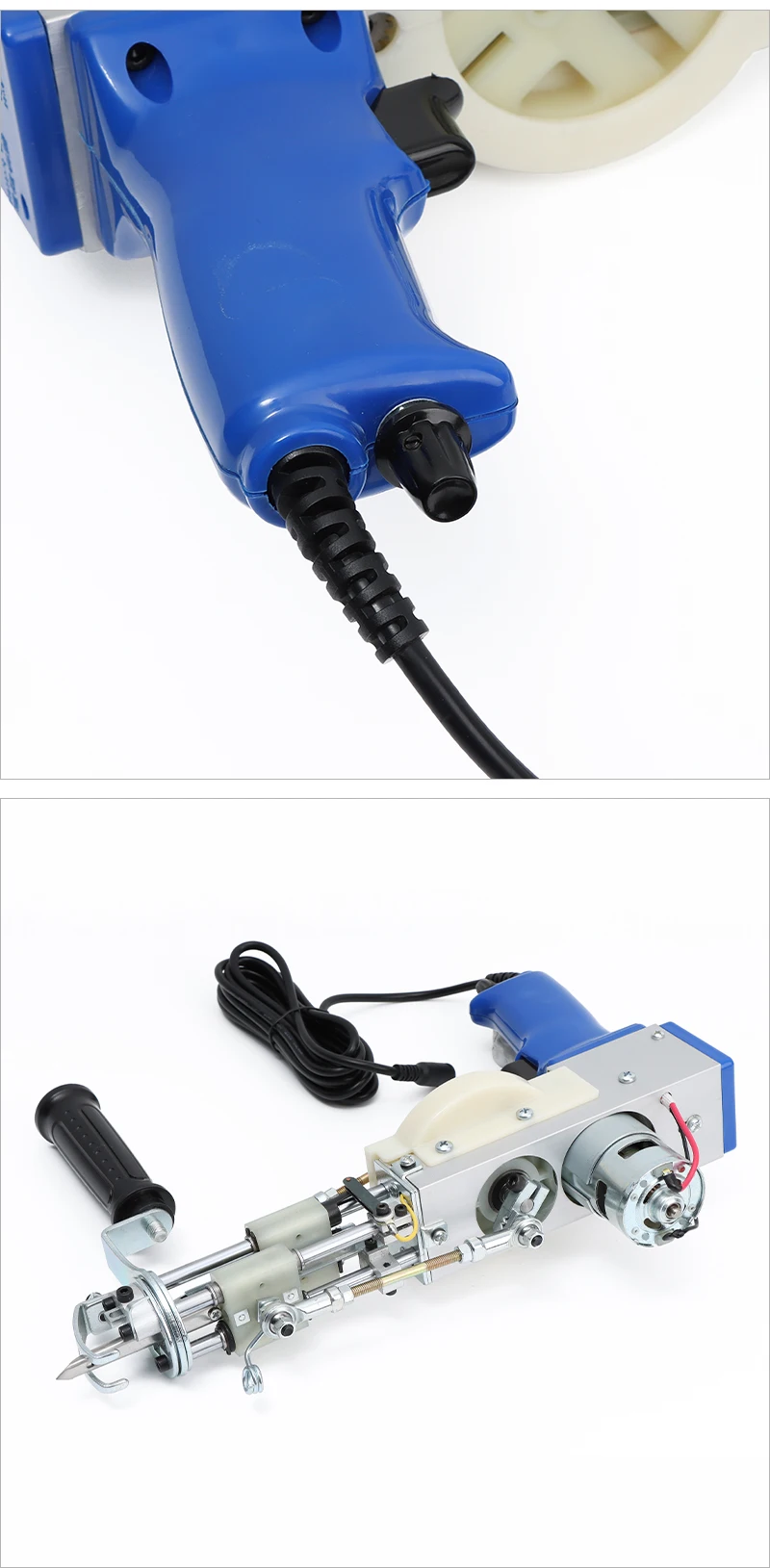 JP Electric Tufted Cloth Making 2in1 Hand Tufting Gun