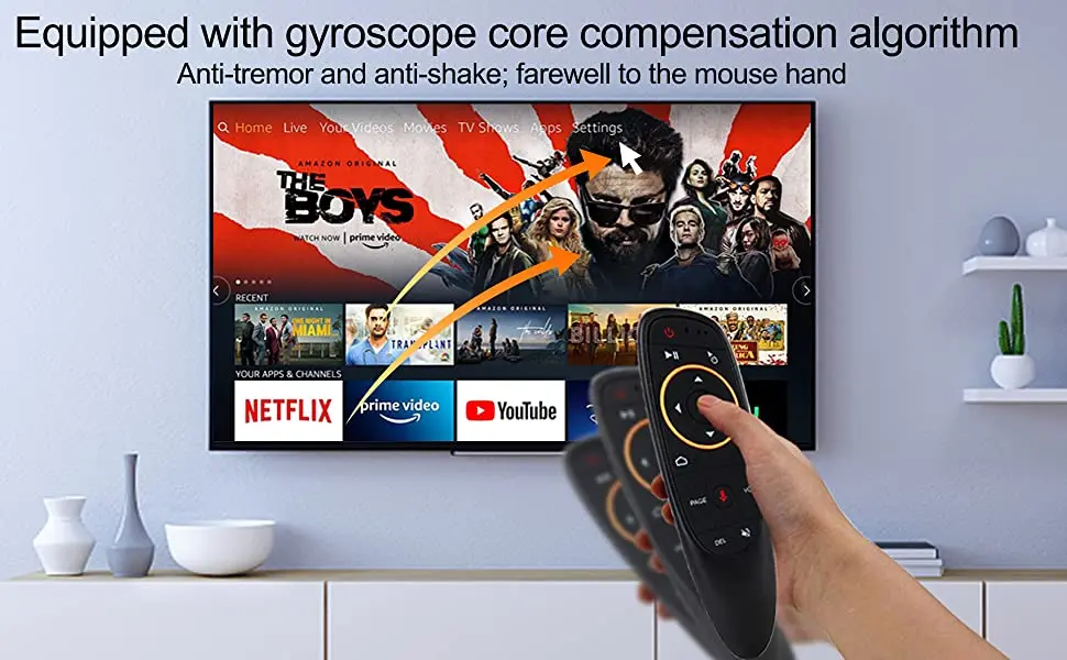 Universal G10 G10s Pro Bt 2.4g Mini Voice Gyro Smart Remote Control ...