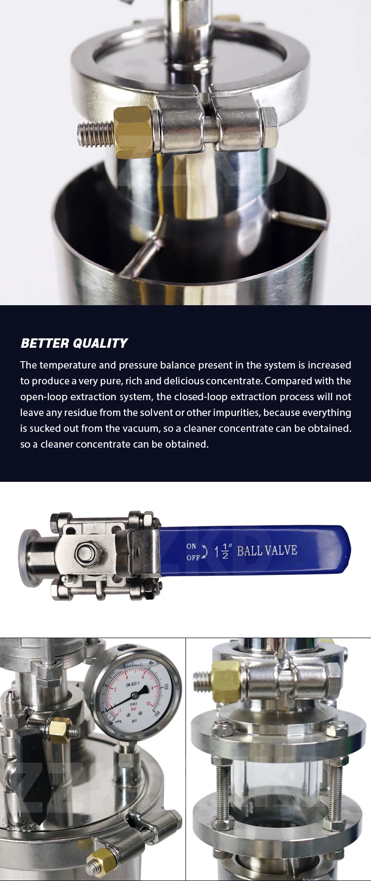 1lb Closed Loop Extractor Turnkey - Canada Warehouse Stock