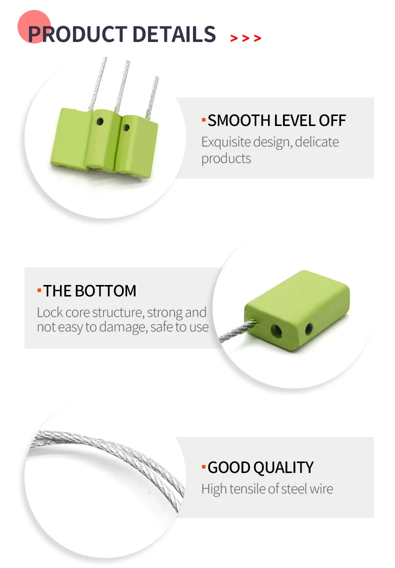 High Quality Security Tamper Resistant Cable Seal Pull Tight Stainless ...