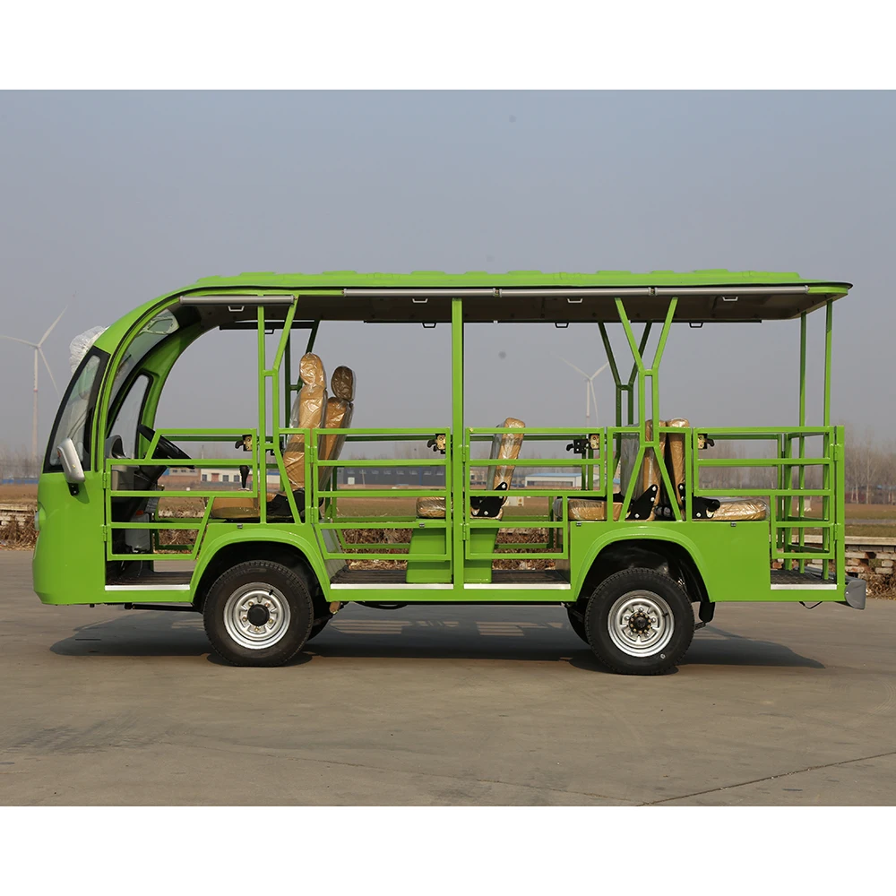 11 Seater Passenger Electric City Sightseeing Bus Tourist Shuttle ...