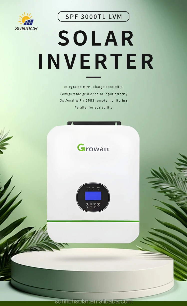 Growatt SPF 3000TL LVM - 3kw Solar Inverter for off Grid