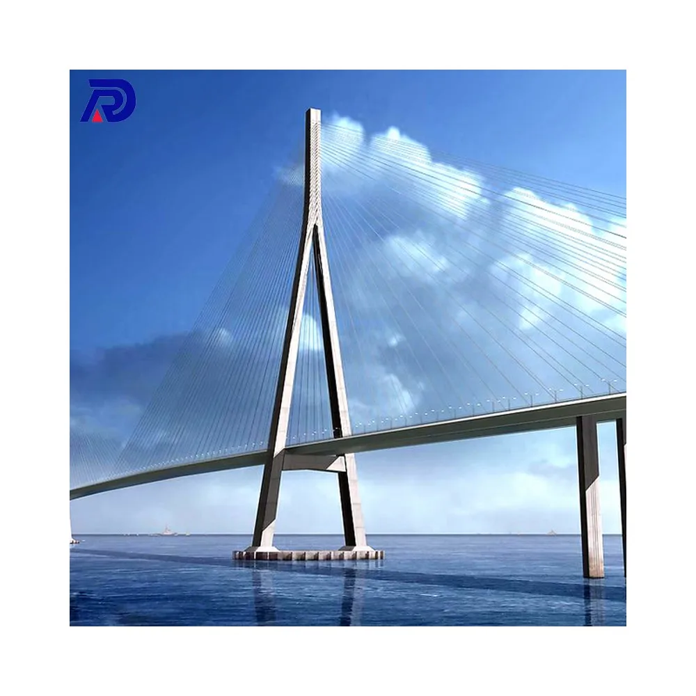 Heavy Duty Steel Structure Bridge Building Prefab Metal Bridge Building ...
