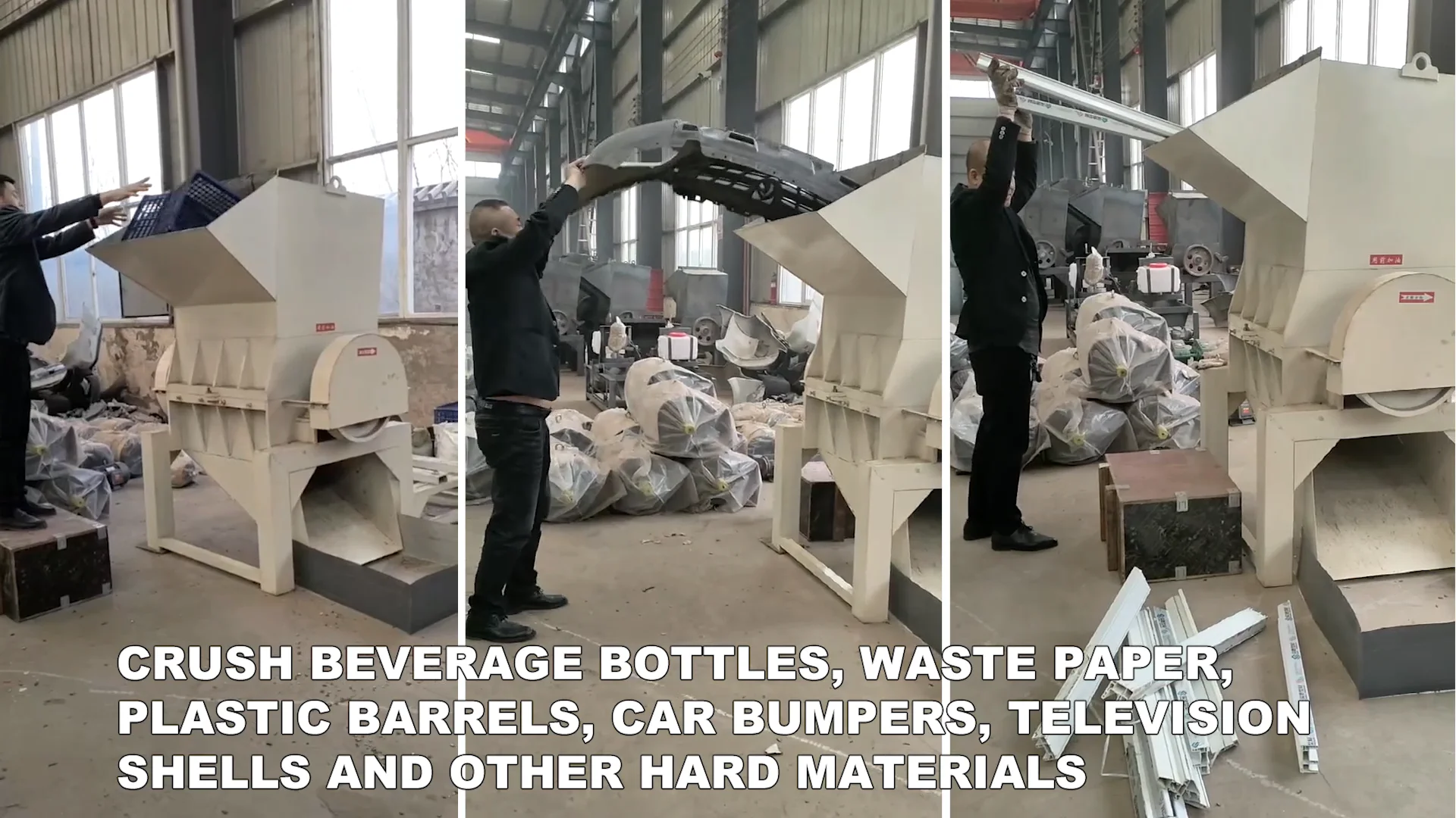 Pe Pp Pvc Pa Eva Waste All Kind Of Plastics Shredding Machine - Buy ...